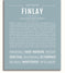 Finlay | Name Art Print – Name Stories