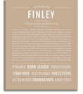 Finley (female) | Name Art Print – Name Stories