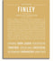 Finley (female) | Name Art Print – Name Stories