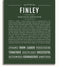Finley (female) | Name Art Print – Name Stories