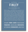 Finley (female) | Name Art Print – Name Stories