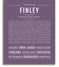 Finley (male) | Name Art Print – Name Stories