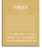 Finley Personalized Name Meaning Art Prints – Name Stories