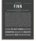 Finn | Name Art Print – Name Stories