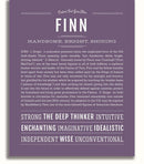 Finn | Name Art Print – Name Stories