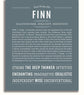Finn | Name Art Print – Name Stories