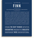 Finn | Name Art Print – Name Stories