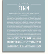 Finn | Name Art Print – Name Stories