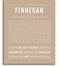 Finnegan | Name Art Print – Name Stories
