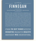 Finnegan | Name Art Print – Name Stories