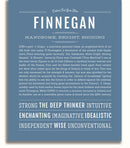 Finnegan | Name Art Print – Name Stories