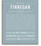 Finnegan | Name Art Print – Name Stories