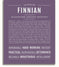 Finnian Personalized Name Meaning Art Prints – Name Stories