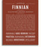 Finnian | Name Art Print – Name Stories