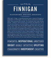 Finnigan | Name Art Print – Name Stories