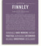 Finnley Personalized Name Meaning Art Prints – Name Stories