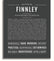 Finnley (male) | Name Art Print – Name Stories