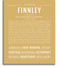 Finnley (male) | Name Art Print – Name Stories