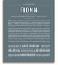 Fionn | Name Art Print – Name Stories