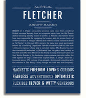 Fletcher | Name Art Print – Name Stories