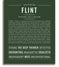 Flint Personalized Name Meaning Art Prints – Name Stories