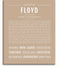 Floyd Personalized Name Meaning Art Prints – Name Stories