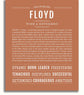 Floyd Personalized Name Meaning Art Prints – Name Stories