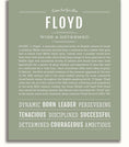 Floyd | Name Art Print – Name Stories