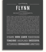 Flynn | Name Art Print – Name Stories