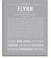 Flynn | Name Art Print – Name Stories