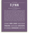 Flynn Personalized Name Meaning Art Prints – Name Stories