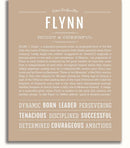 Flynn | Name Art Print – Name Stories