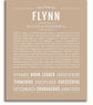 Flynn Personalized Name Meaning Art Prints – Name Stories