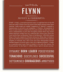 Flynn | Name Art Print – Name Stories