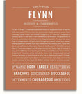 Flynn Personalized Name Meaning Art Prints – Name Stories