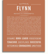 Flynn | Name Art Print – Name Stories