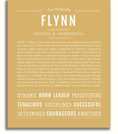 Flynn | Name Art Print – Name Stories