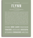 Flynn | Name Art Print – Name Stories