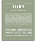 Flynn | Name Art Print – Name Stories