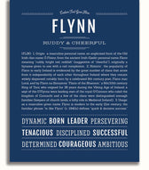 Flynn | Name Art Print – Name Stories