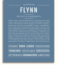 Flynn | Name Art Print – Name Stories