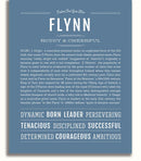 Flynn | Name Art Print – Name Stories