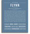 Flynn Personalized Name Meaning Art Prints – Name Stories