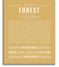 Forest | Name Art Print – Name Stories