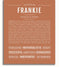 Frankie (female) | Name Art Print – Name Stories