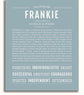 Frankie (male) | Name Art Print – Name Stories