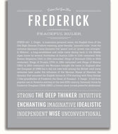 Frederick | Name Art Print – Name Stories