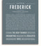 Frederick Personalized Name Meaning Art Prints – Name Stories