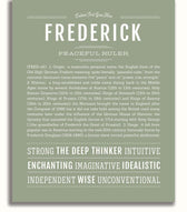 Frederick | Name Art Print – Name Stories