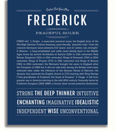 Frederick | Name Art Print – Name Stories